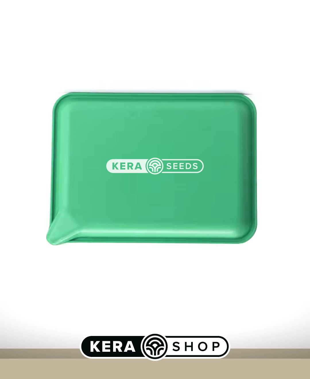 Kera Rolling Tray Green With Logo