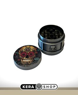 Kera Grinder Metaal Mini - Skull & Flowers